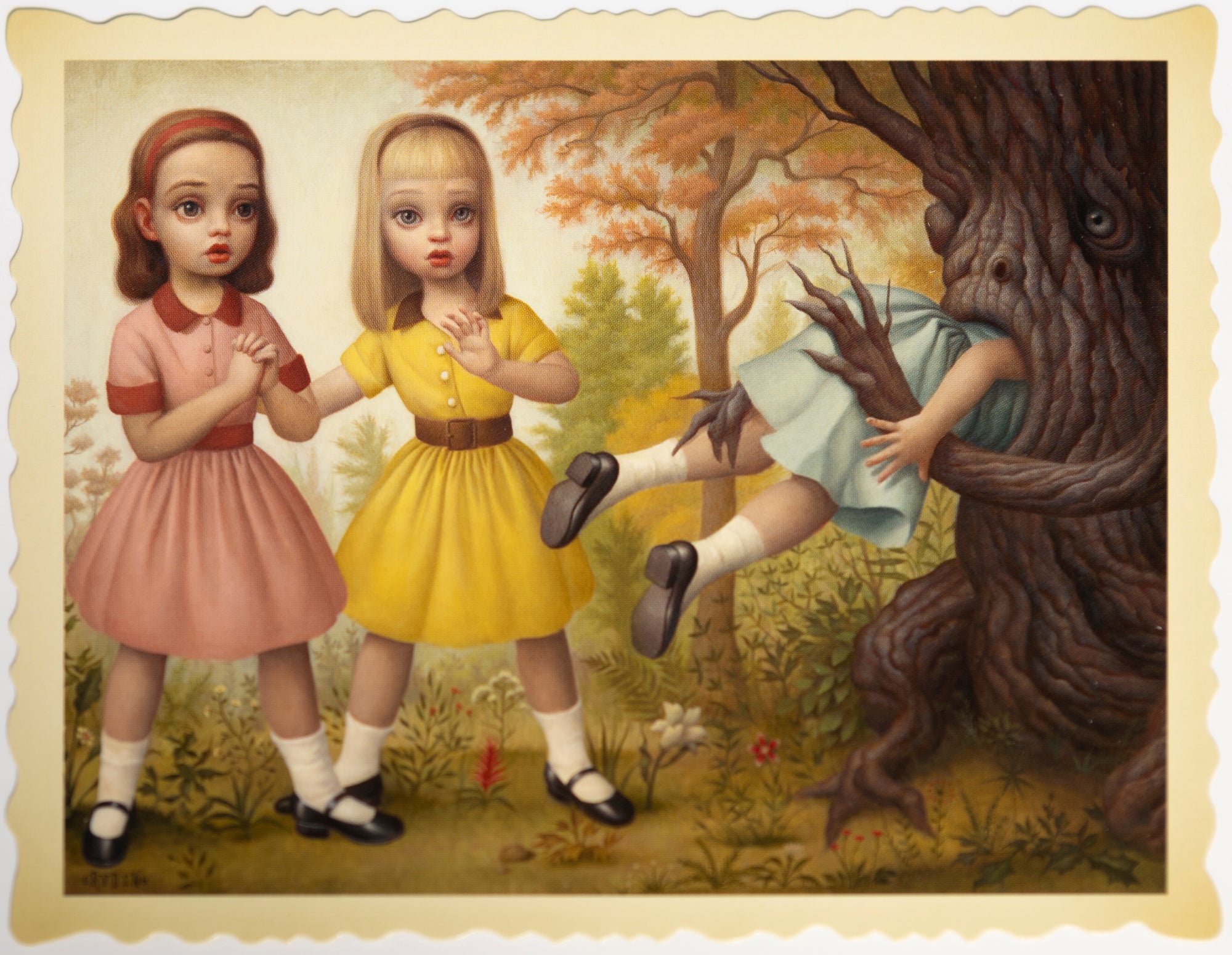 Mark Ryden – “Girl Eaten by a Tree” postcard print – Artillerie Gallerie