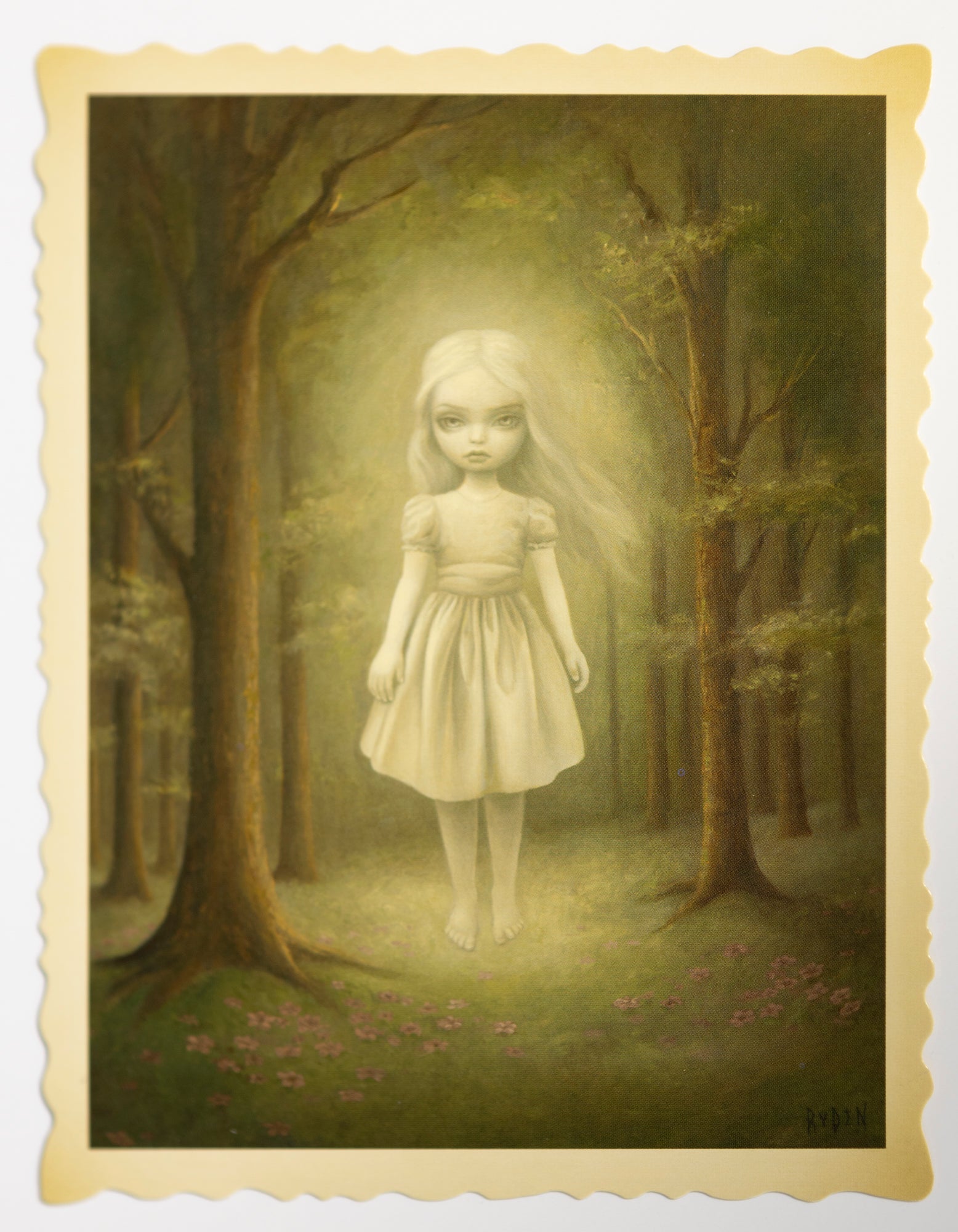 Mark Ryden – “Ghost Girl” postcard print – Artillerie Gallerie